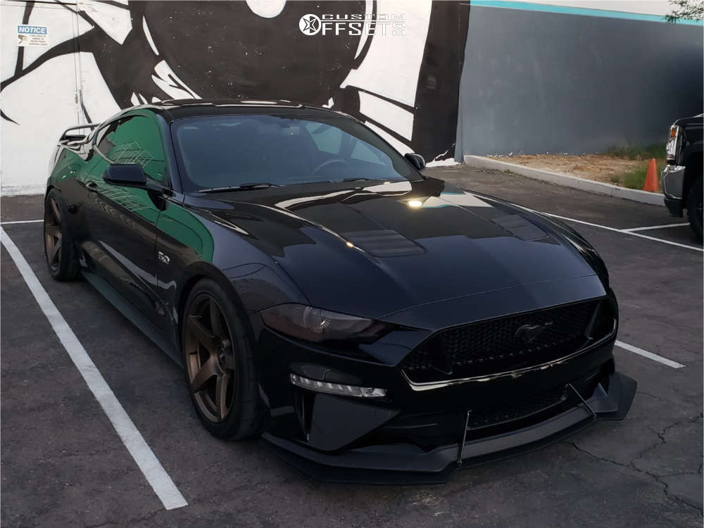 2019 Ford Mustang with 19x10 35.052 SVE Nvx and 285/35R19 Firestone ...