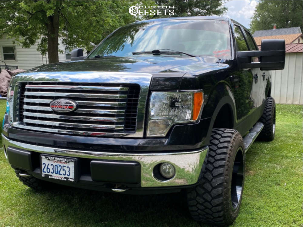 2010 Ford F-150 with 20x12 -45 Fuel Sledge and 33/12.5R20 Firestone ...