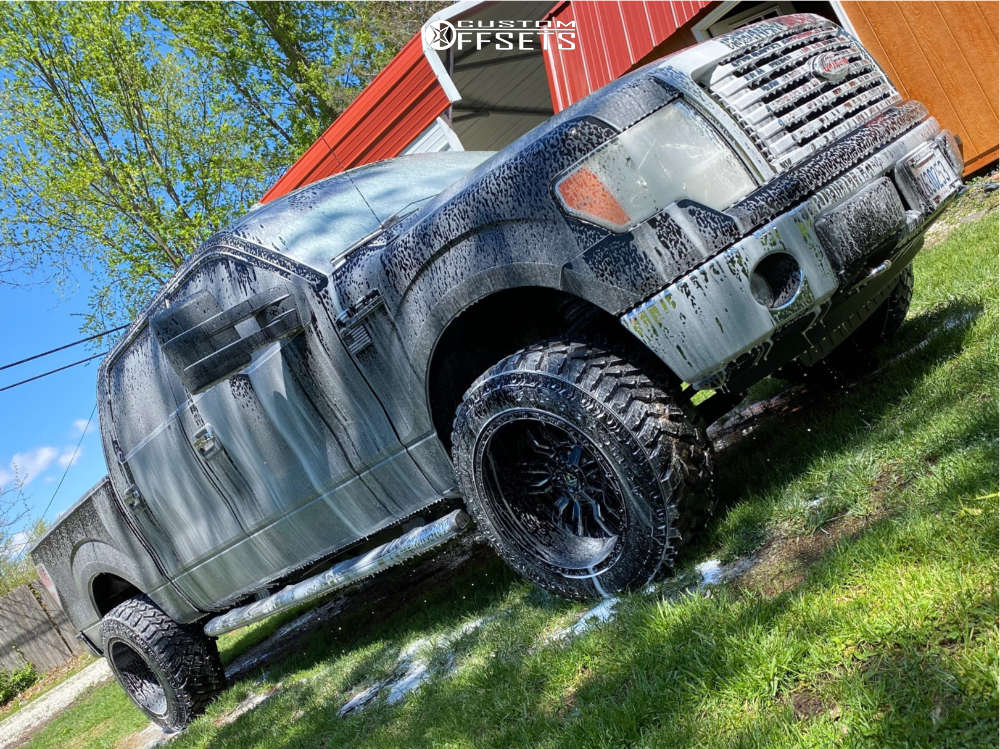 2010 Ford F-150 with 20x12 -45 Fuel Sledge and 33/12.5R20 Firestone ...