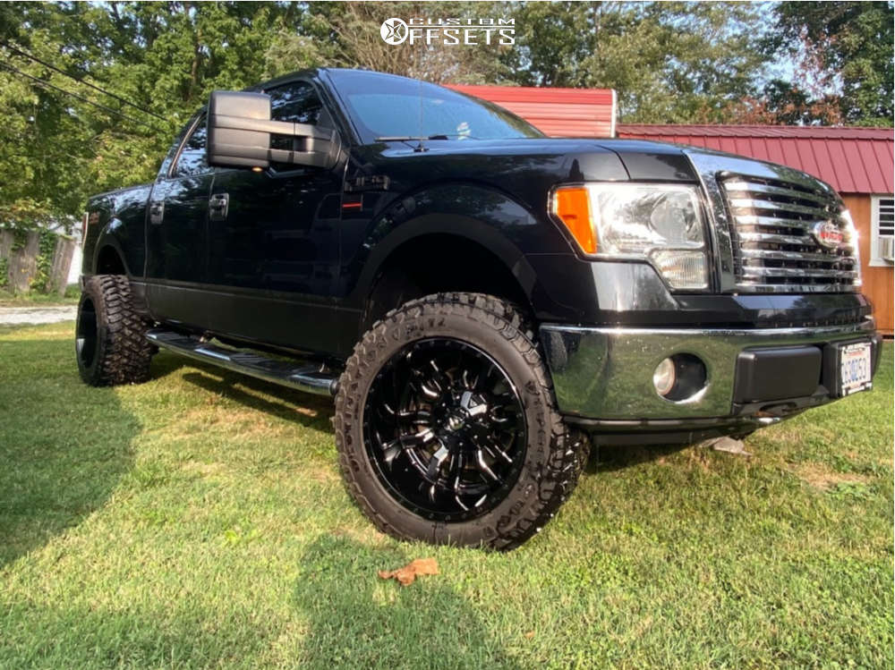 2010 Ford F-150 with 20x12 -45 Fuel Sledge and 33/12.5R20 Firestone ...