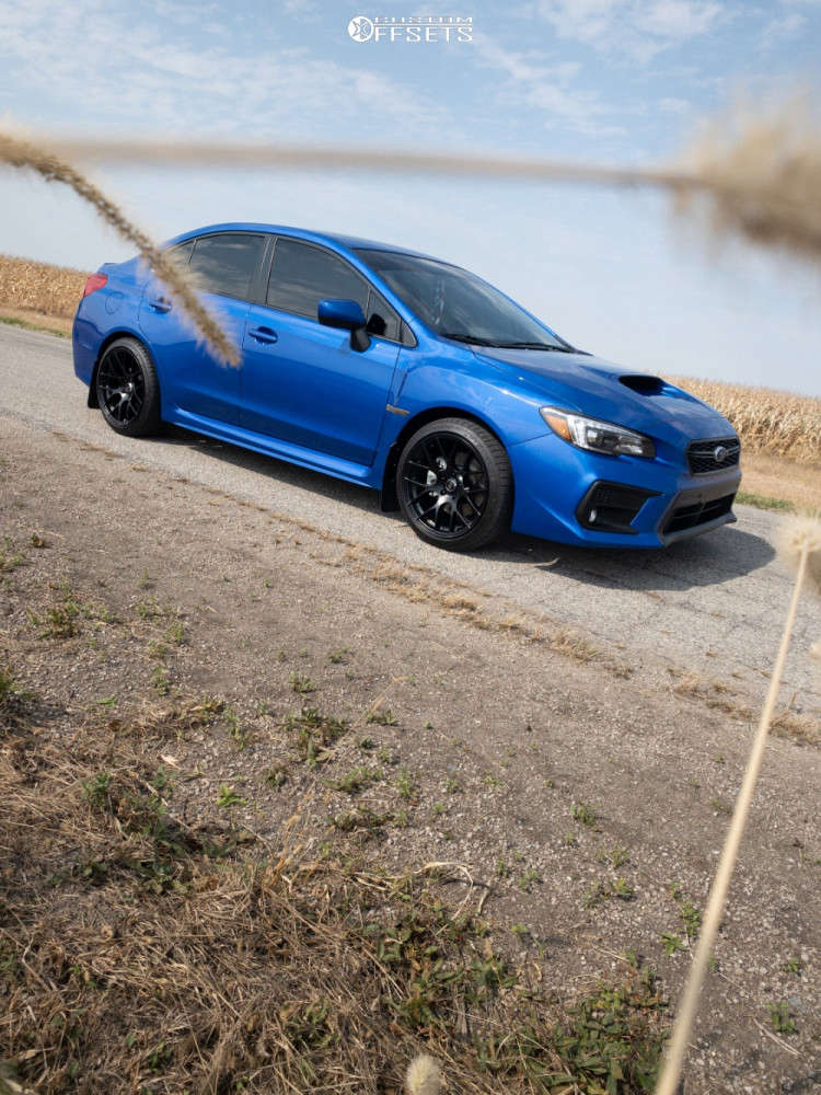 2020 Subaru WRX with 18x9.5 35 Enkei Raijin and 245/40R18 Dunlop Sp ...