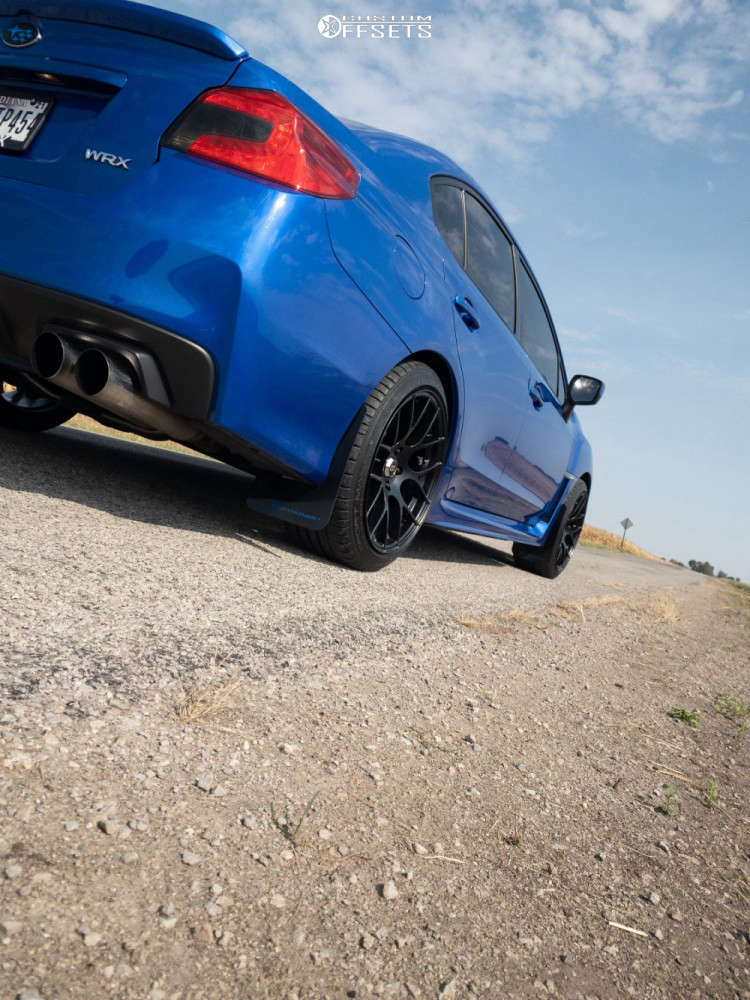 2020 Subaru WRX with 18x9.5 35 Enkei Raijin and 245/40R18 Dunlop Sp ...