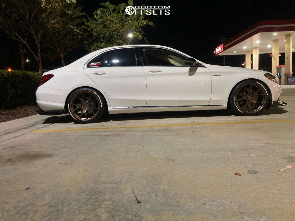 2016 Mercedes-Benz C300 with 19x8.5 30 Stance Sf-07 and 235/30R19 ...