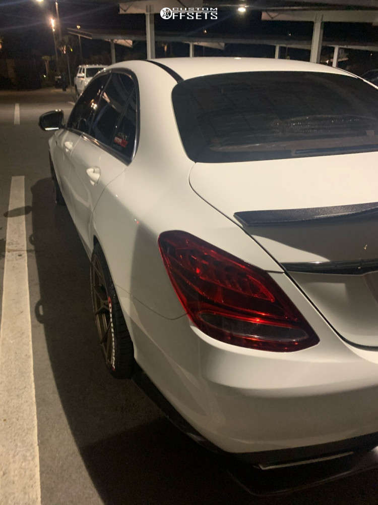 2016 Mercedes-Benz C300 with 19x8.5 30 Stance Sf-07 and 235/30R19 ...