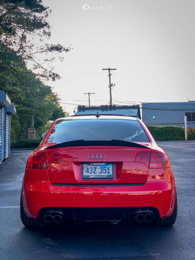 2008 Audi A4 Quattro with 18x9.5 35 Rotiform Rse and 245/35R18 Michelin ...