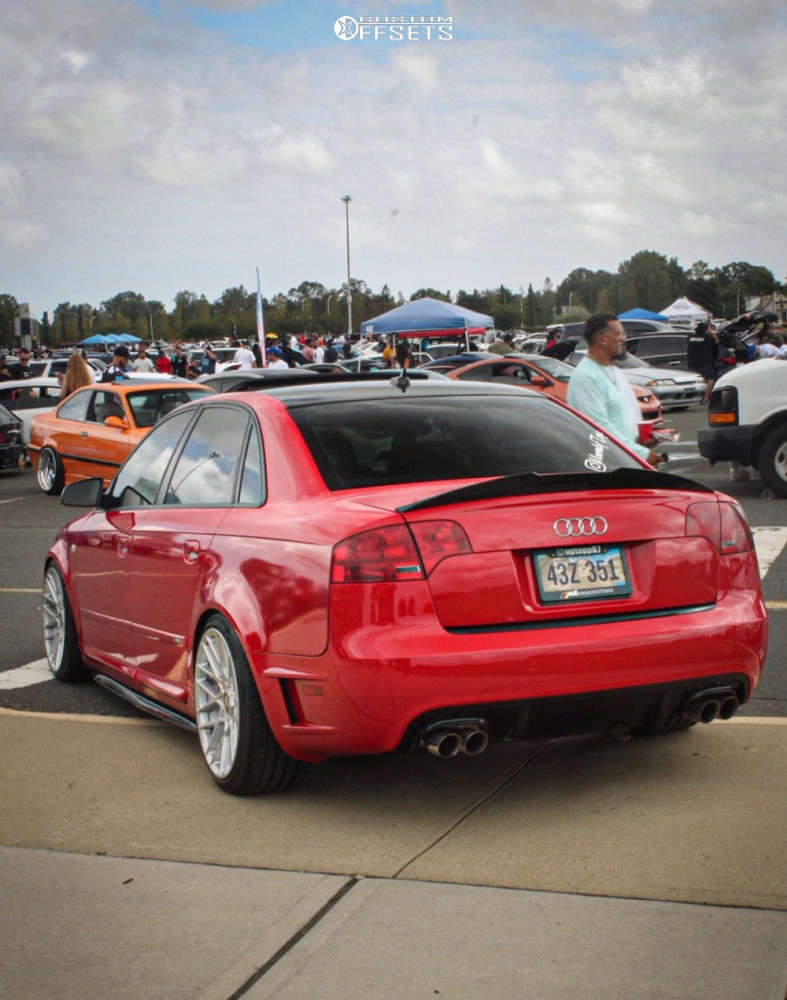 2008 Audi A4 Quattro with 18x9.5 35 Rotiform Rse and 245/35R18 Michelin ...