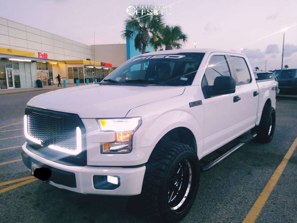 2017 Ford F-150 with 22x12 -44 Dropstars 657bm and 33/12.5R22 Atlas ...