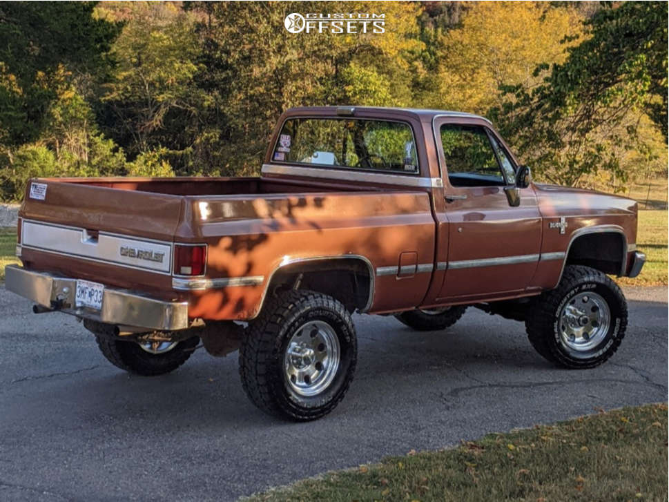 1986 Chevrolet K10 Pickup with 17x9 -12 Pacer Lt and 305/65R17 Dick ...