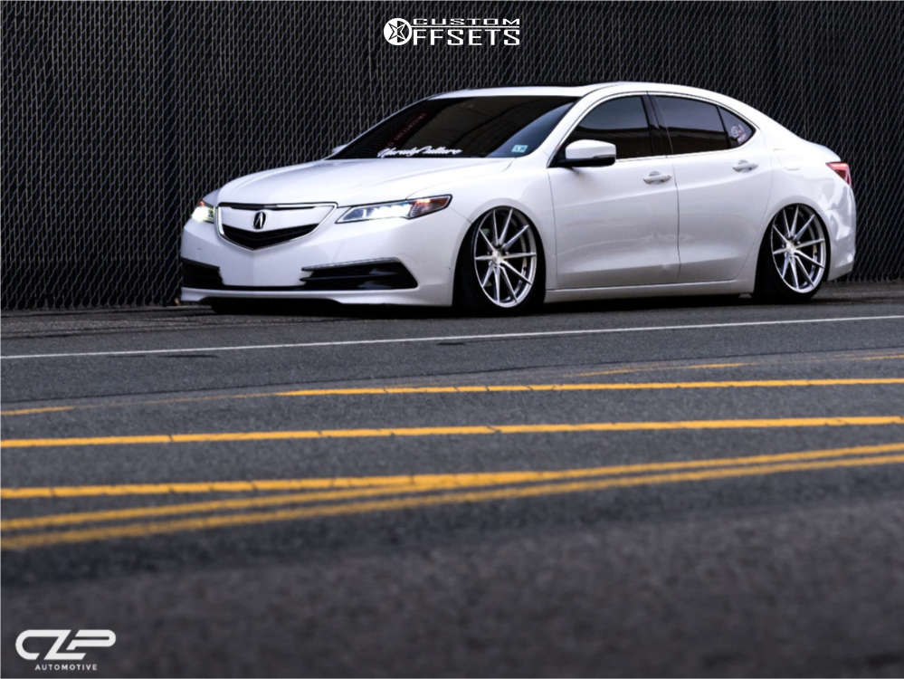 2015 Acura TLX with 20x10 25 Rohana Rf1 and 245/35R20 Achilles 868 All ...