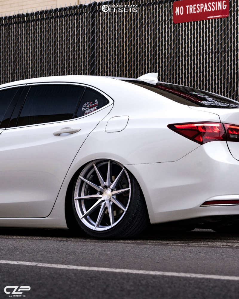 2015 Acura TLX with 20x10 25 Rohana Rf1 and 245/35R20 Achilles 868 All ...