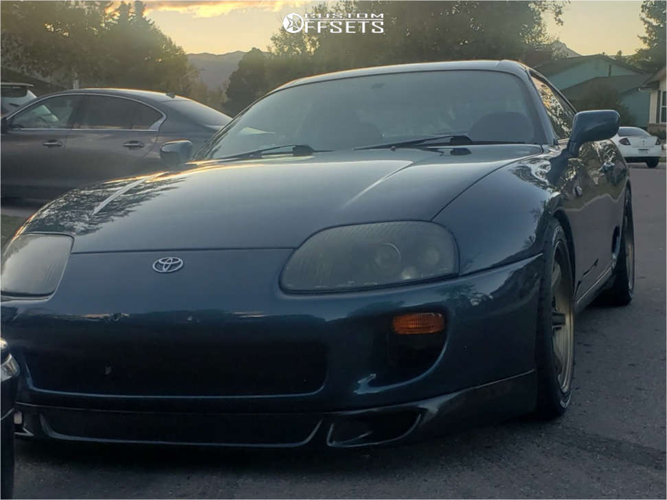 1994 Toyota Supra with 17x9 22 Volk Te37 and 255/40R17 Nitto Nt555 G2 ...