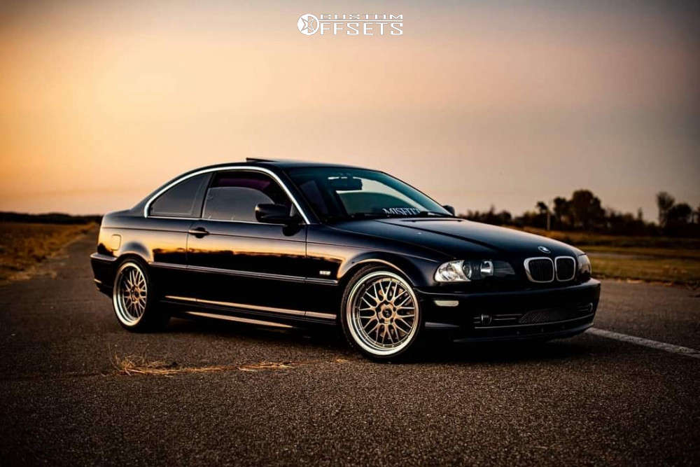 2001 BMW 330Ci with 18x9 34 JNC Jnc005 and 215/40R18 Lionhart Lh-503 ...