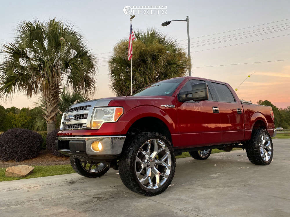 2014 Ford F-150 with 26x10 24 Factory Reproductions Fr59 and 37/13.5R26 ...