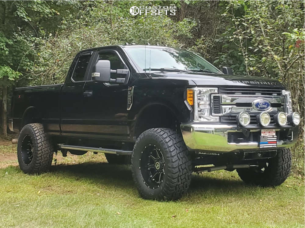 2017 Ford F-250 Super Duty with 20x10 -24 Lonestar Bandit and 37/13 ...