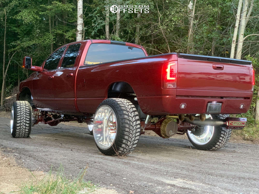 2005 Dodge Ram 2500 with 26x16 -101 American Force Rook Ss and 37/13 ...