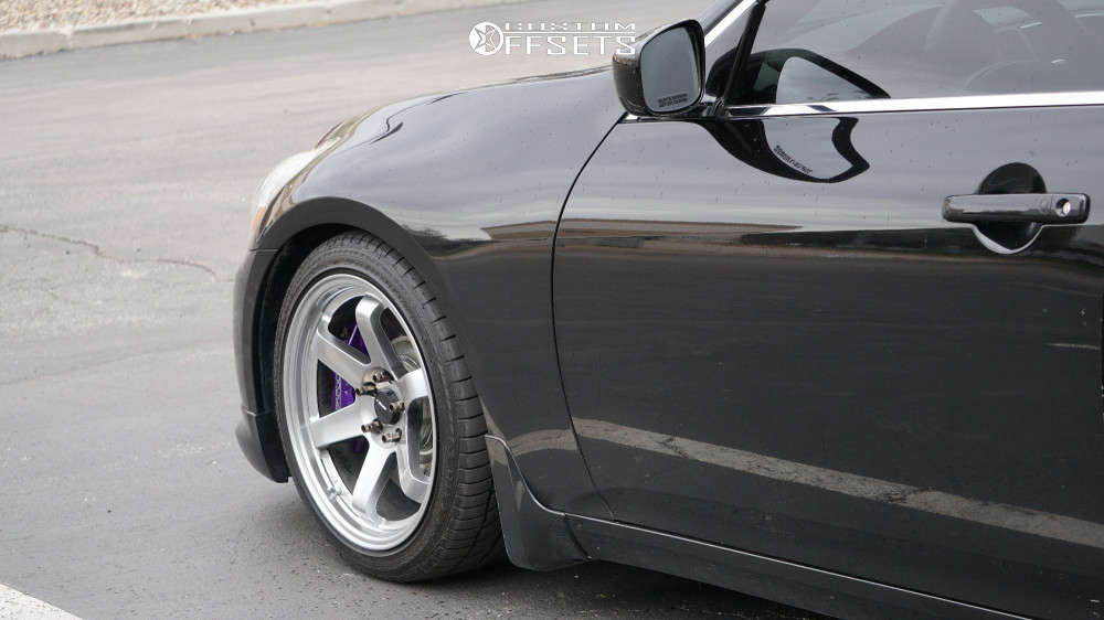 2013 INFINITI G37 with 18x9.5 38 AVID1 AV6 and 245/40R18 Achilles ATR Sport and Coilovers ...