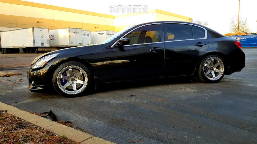 2013 INFINITI G37 with 18x9.5 38 AVID1 AV6 and 245/40R18 Achilles ATR ...
