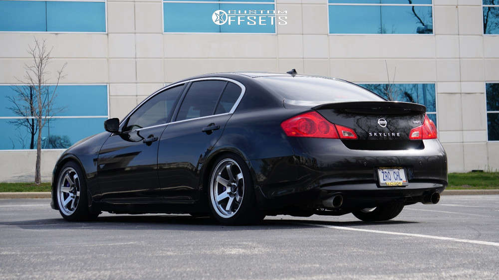 2013 INFINITI G37 with 18x9.5 38 AVID1 AV6 and 245/40R18 Achilles ATR ...