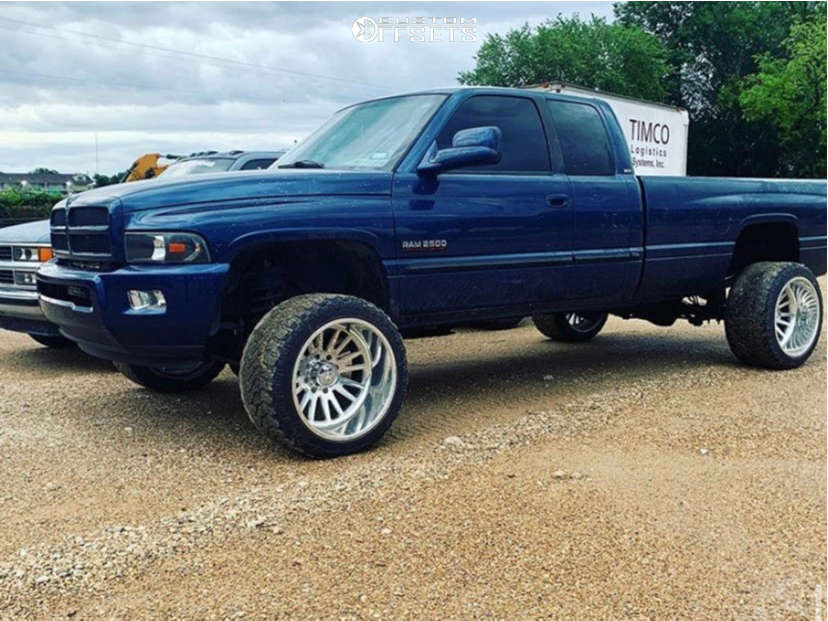 2001 Dodge Ram 2500 with 22x14 -90 American Force Ck20 Wraith and 33/14 ...