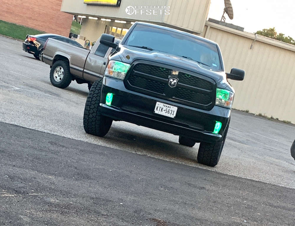 2018 Ram 1500 with 20x12 -44 American Truxx Web and 35/12.5R20 ...