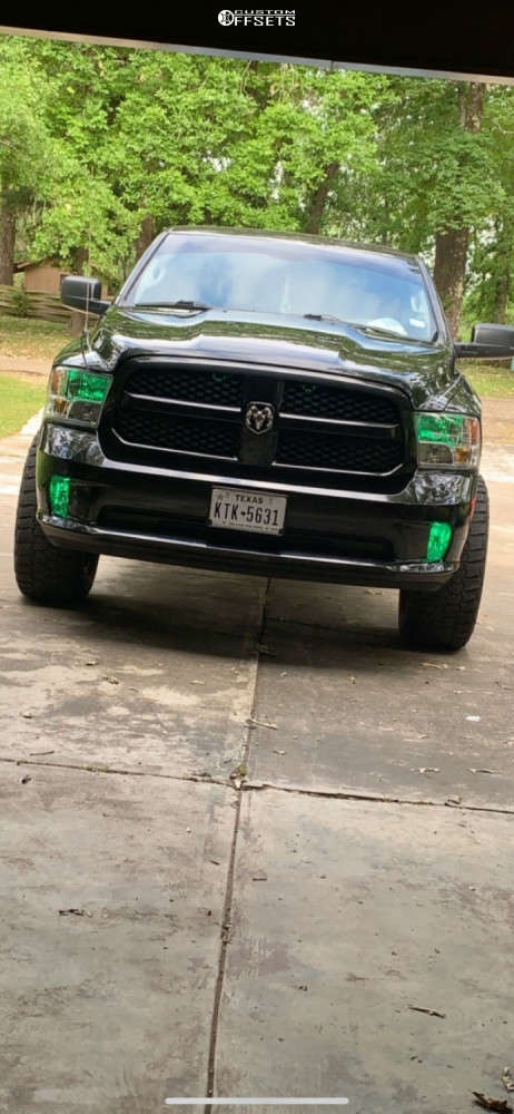 2018 Ram 1500 with 20x12 -44 American Truxx Web and 35/12.5R20 ...