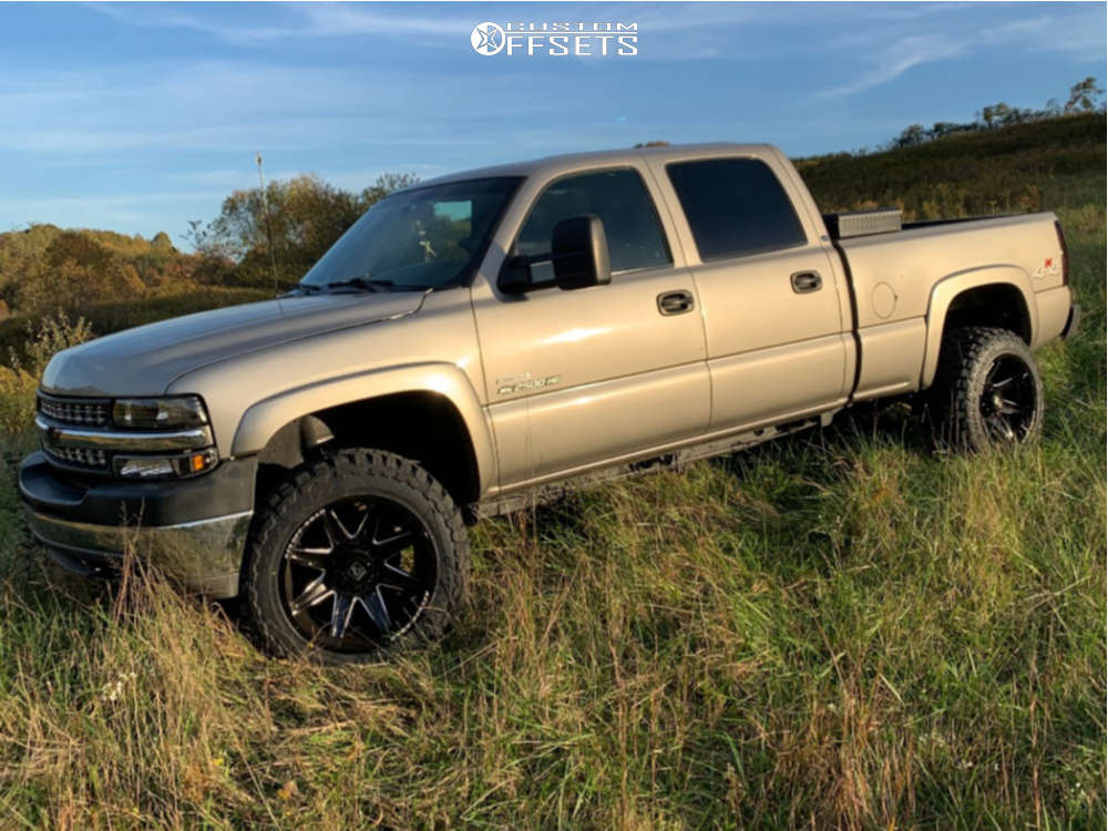 2002 Chevrolet Silverado 2500 HD with 20x12 -44 Axe Offroad Artemis and ...