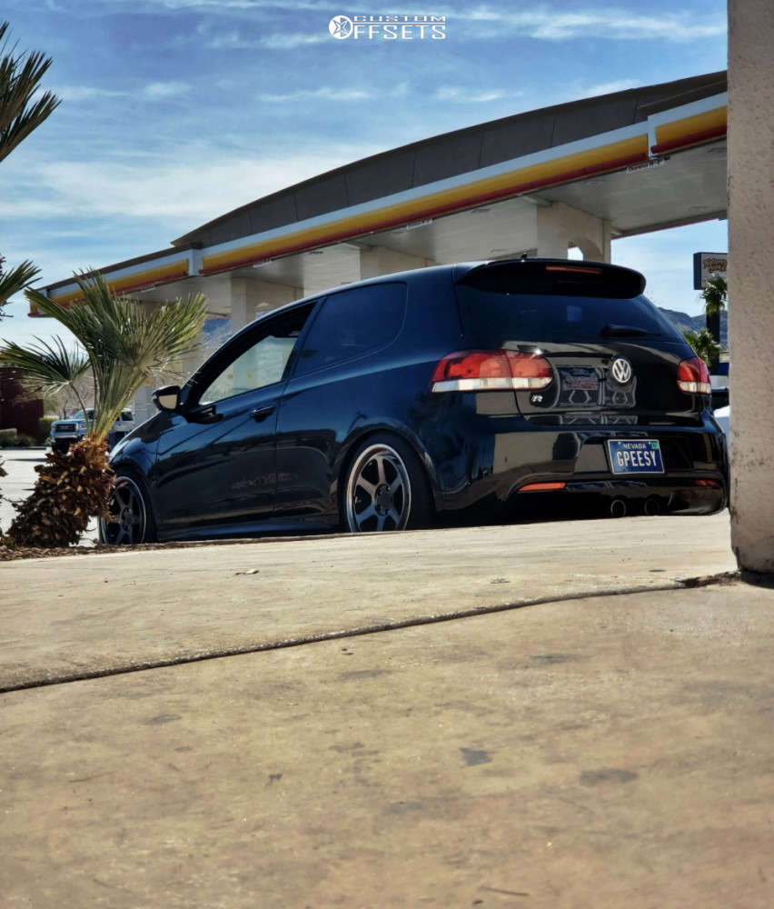 2013 Volkswagen Golf R with 18x8.5 45 Klutch Slc2 and 225/45R18 Nexen ...