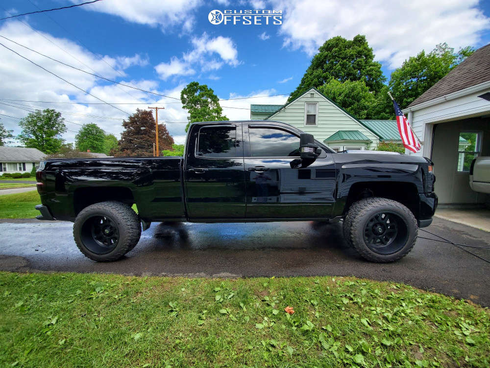 2016 Chevrolet Silverado 1500 with 20x12 -51 Vision Split and 33/12 ...