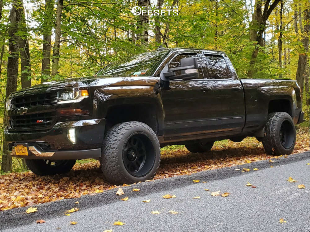 2016 Chevrolet Silverado 1500 with 20x12 -51 Vision Split and 33/12 ...