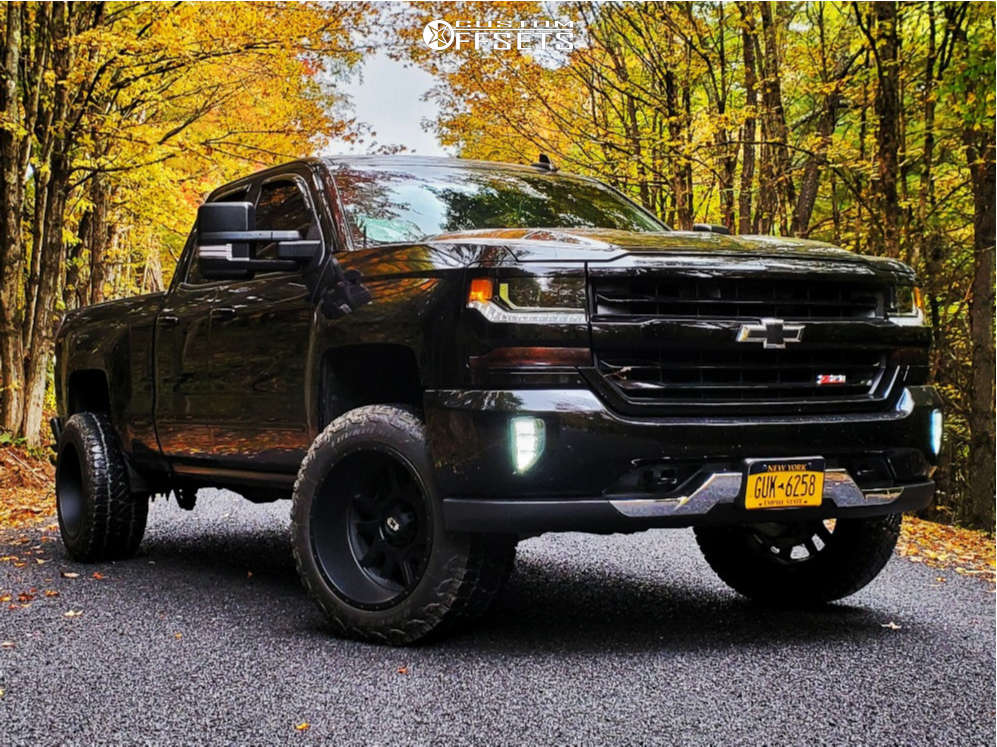 2016 Chevrolet Silverado 1500 with 20x12 -51 Vision Split and 33/12 ...