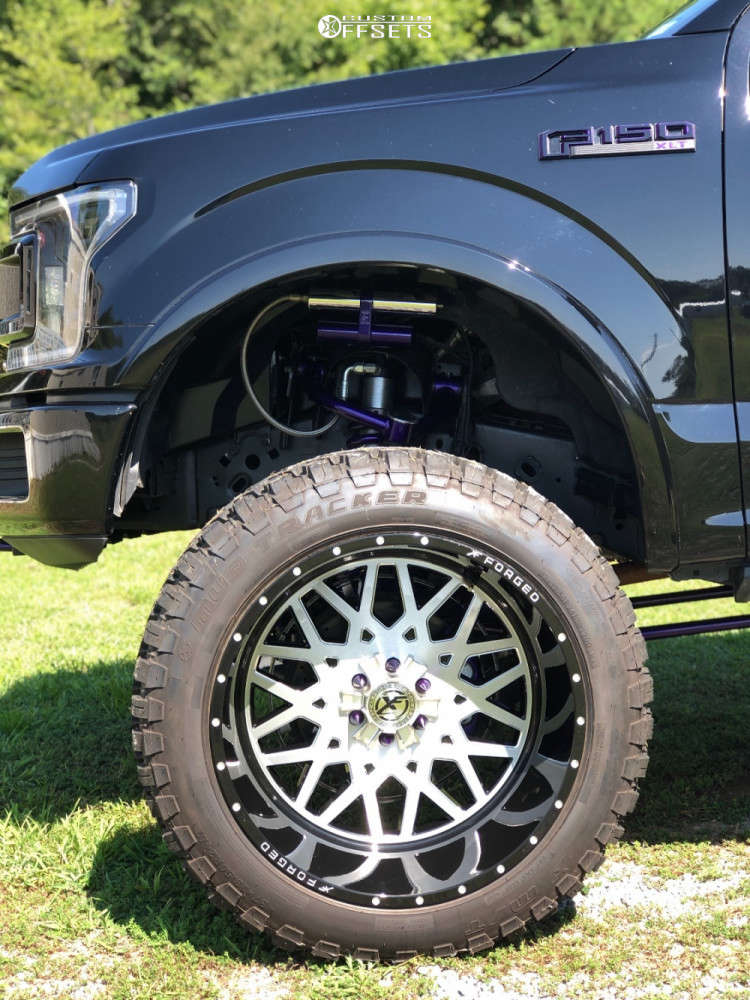 2018 Ford F-150 with 24x14 -76 XF Offroad XFX-307 and 37/13.5R24 XF Off ...