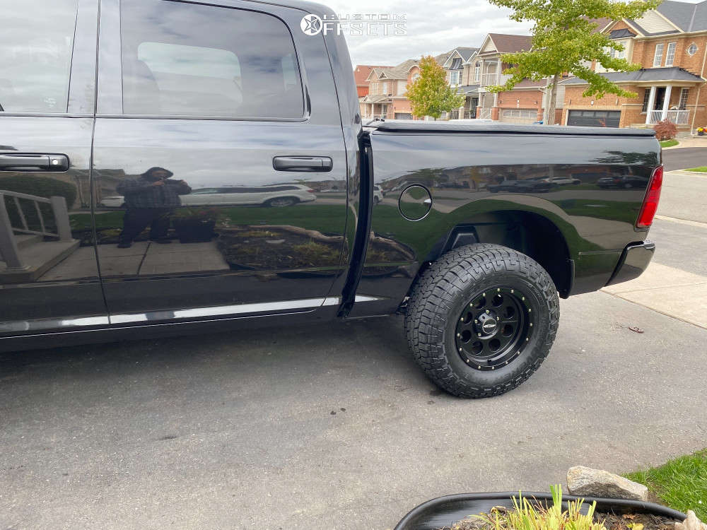 2017 Ram 1500 with 17x9 -6 Pro Comp Series 45 and 305/70R17 Cooper ...