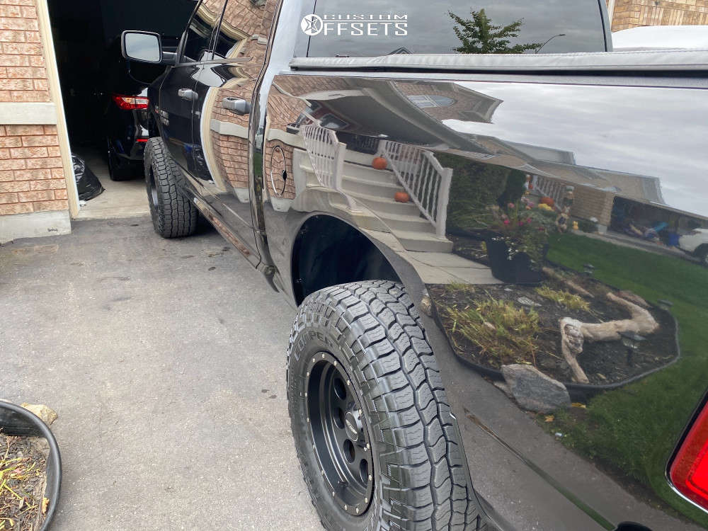 2017 Ram 1500 with 17x9 -6 Pro Comp Series 45 and 305/70R17 Cooper ...