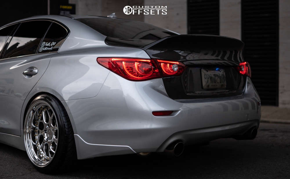 2015 INFINITI Q50 with 19x9.5 15 Aodhan Ds01 and 225/35R19 Federal 595 ...