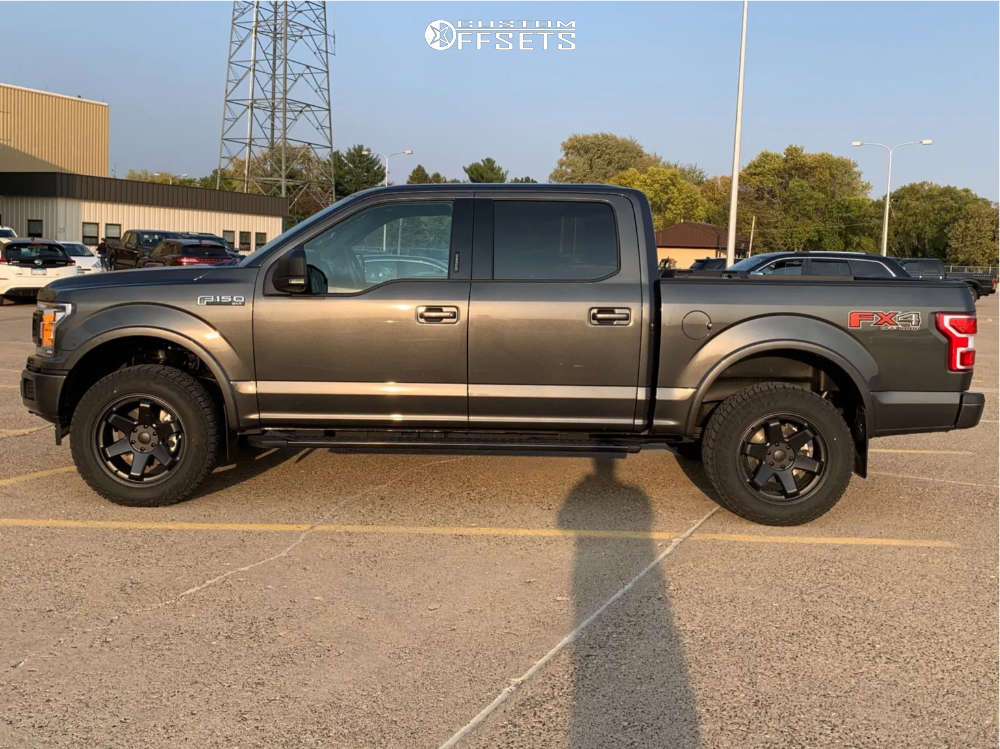 2020 Ford F-150 with 20x9.5 12 Black Rhino Roku and 275/60R20 Falken ...