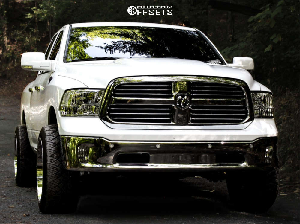 2017 Ram 1500 with 22x12 -51 Vision Sliver and 305/50R22 Nitto Nt420v ...