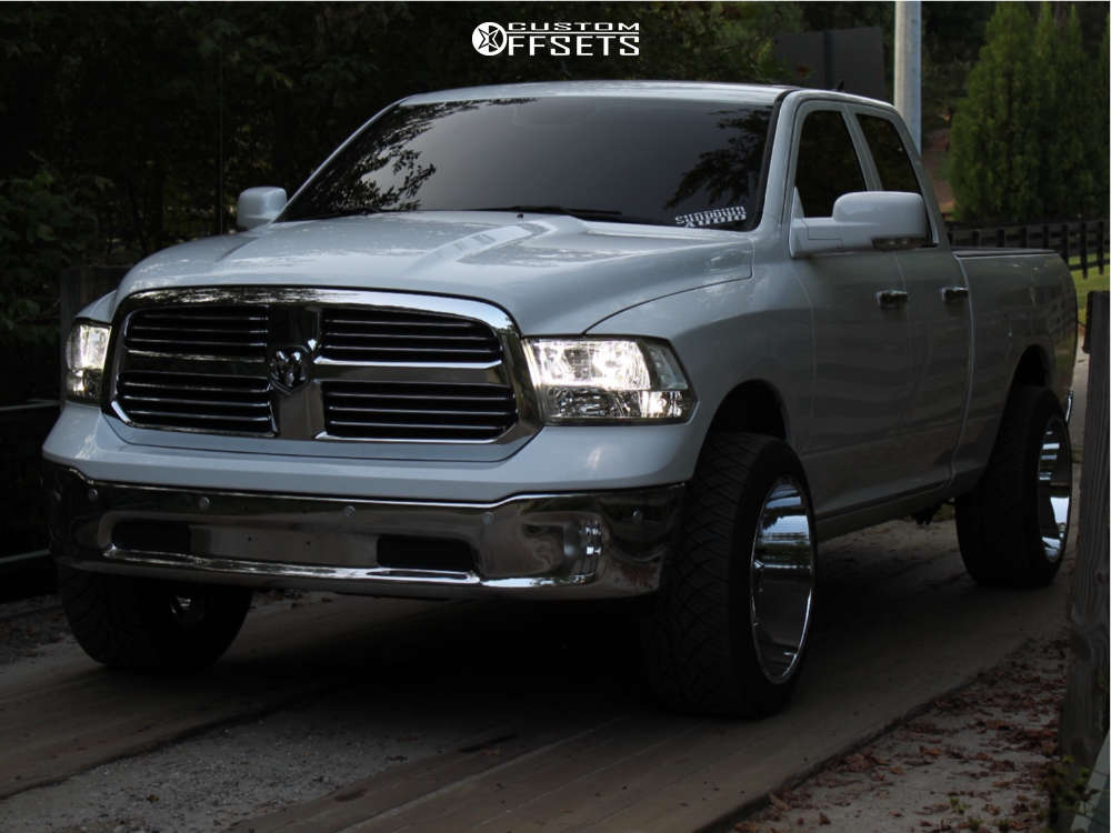 2017 Ram 1500 with 22x12 -51 Vision Sliver and 305/50R22 Nitto Nt420v ...