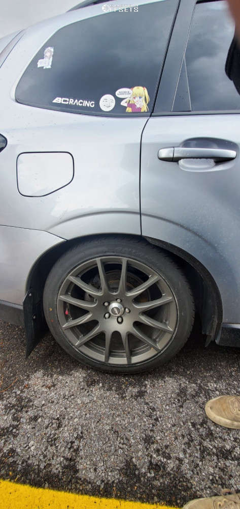 2018 Subaru Forester with 18x8 47 5zigen ZR+520 and 245/40R18 Antares ...