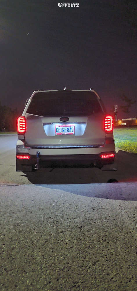 2018 Subaru Forester with 18x8 47 5zigen ZR+520 and 245/40R18 Antares ...