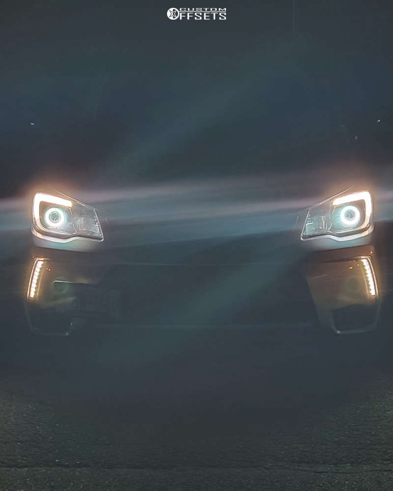 2018 Subaru Forester with 18x8 47 5zigen ZR+520 and 245/40R18 Antares ...