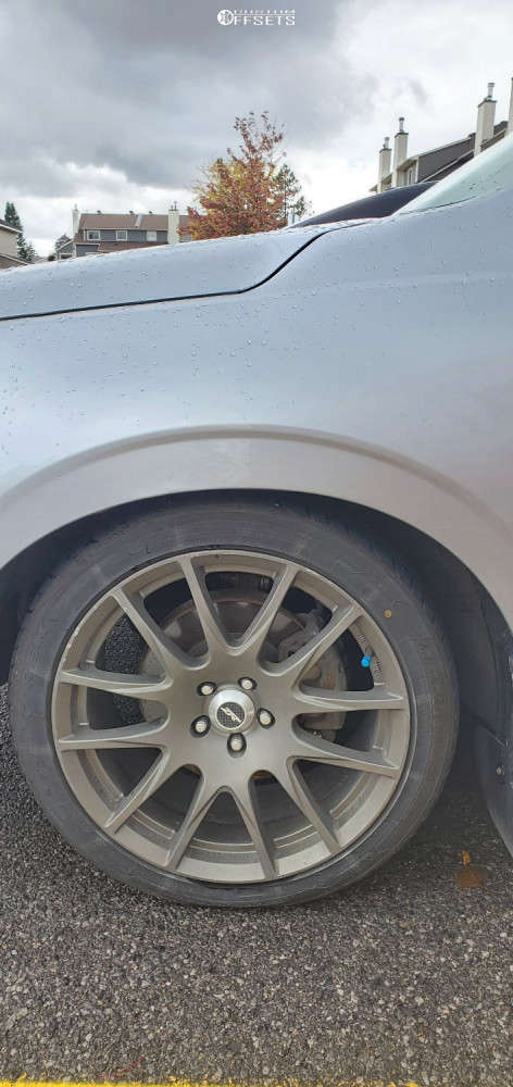 2018 Subaru Forester with 18x8 47 5zigen ZR+520 and 245/40R18 Antares ...