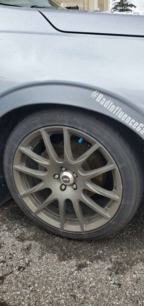 2018 Subaru Forester with 18x8 47 5zigen ZR+520 and 245/40R18 Antares ...