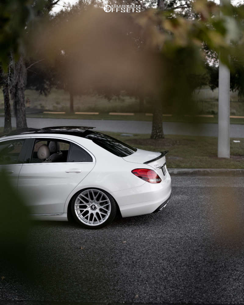 2015 Mercedes-Benz C300 with 19x10 35 Rotiform Rse and 235/35R19 ...