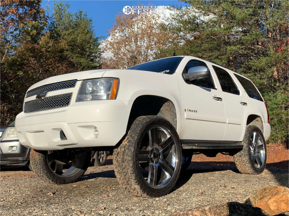 2007 Chevrolet Tahoe with 26x10 25 Eclipse Replica 258 and 37/13.5R26 ...