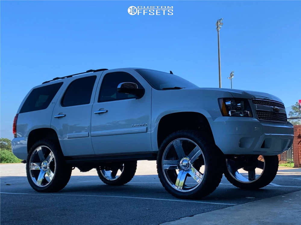 2007 Chevrolet Tahoe with 26x10 25 Eclipse Replica 258 and 37/13.5R26 ...