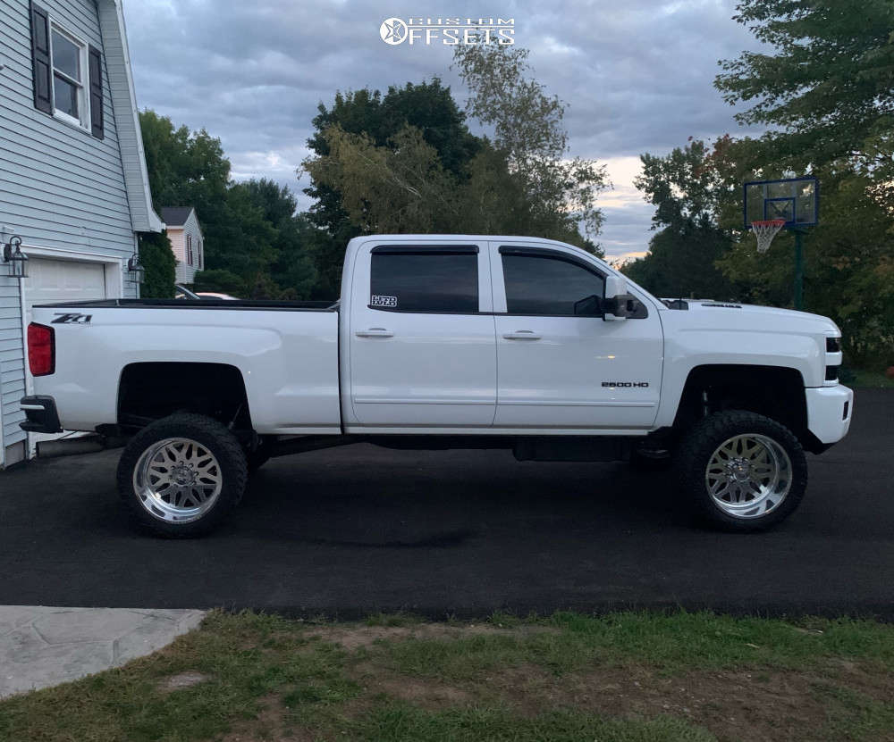 2015 Chevrolet Silverado 2500 HD with 22x12 -44 American Force Trax Ss ...
