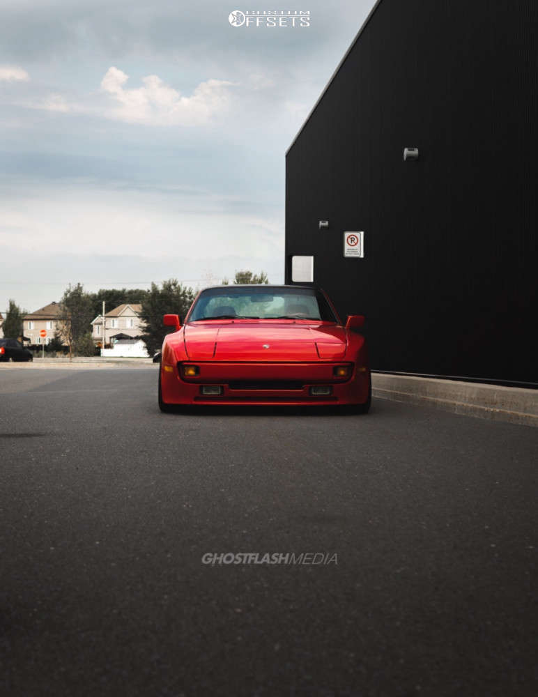 1988 Porsche 944 with 17x8 17 BBS Rs and 205/45R17 Kumho Ecsta and Air ...