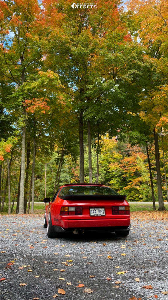 1988 Porsche 944 with 17x8 17 BBS Rs and 205/45R17 Kumho Ecsta and Air ...