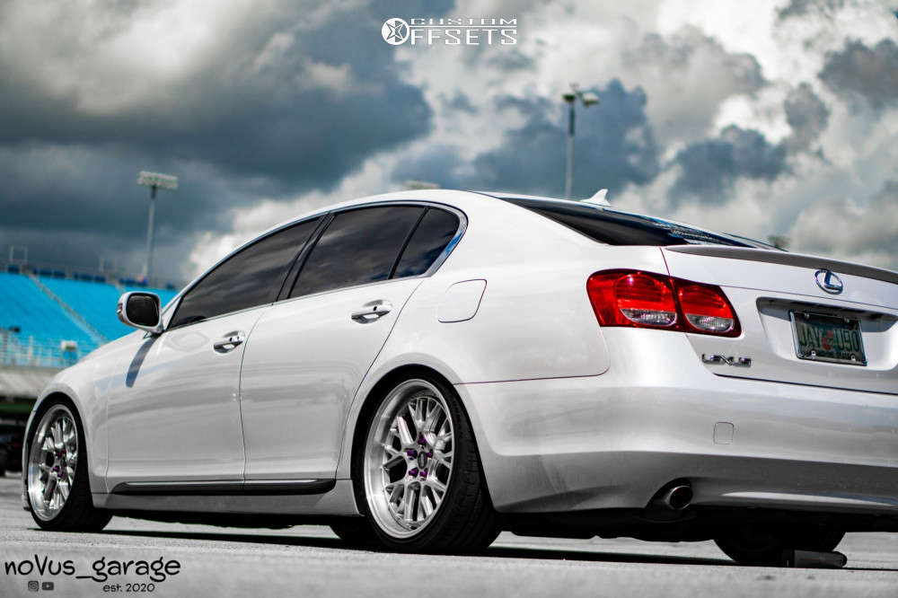2008 Lexus GS350 with 19x8.5 30 ESR Cs11 and 225/35R19 Ironman Imove Gen 2 As and Coilovers ...