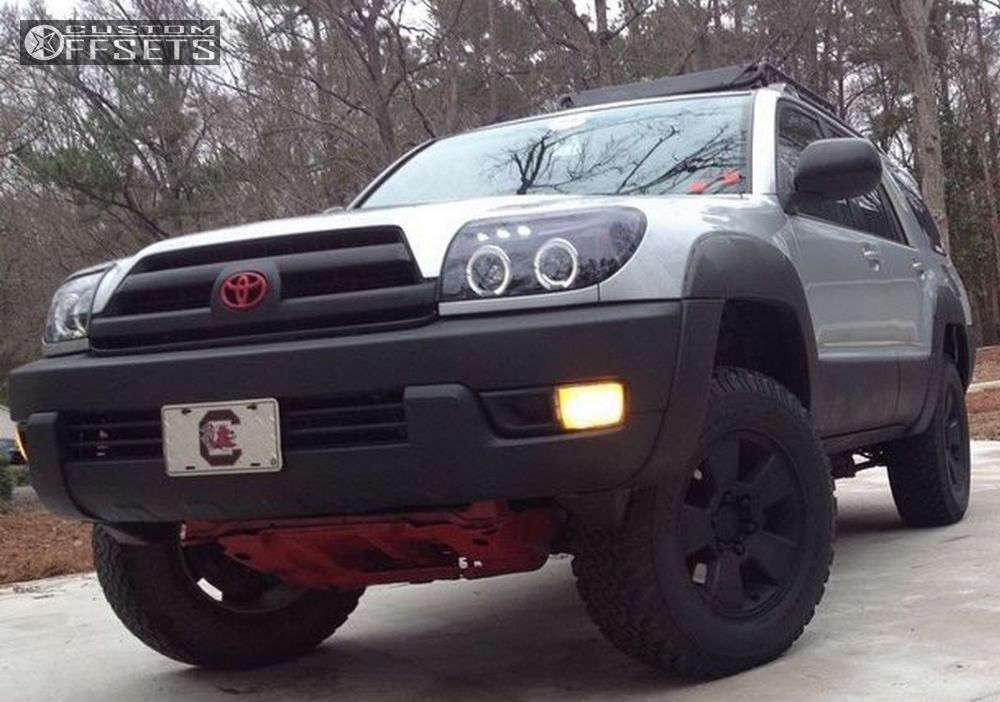 2003 Toyota 4Runner with 17x8 30 OEM Wheels OEM and 265/70R17 ...